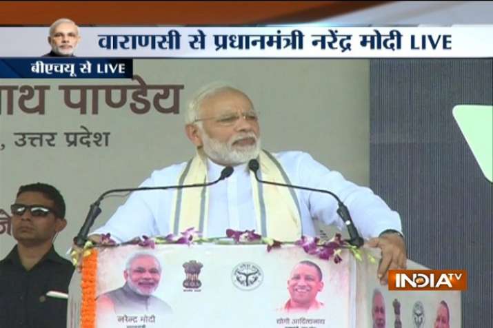 PM Modi launches projects worth over Rs 500 cr in Varanasi, says 'Govt aiming for smart ...